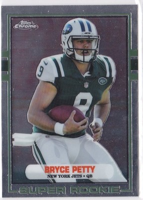 2015 Bryce Petty Topps Chrome 1989 Super Rookie RC #89-BPE (A5688) | eBay