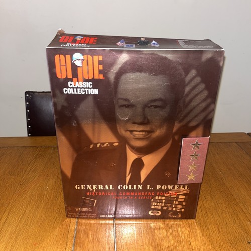 GI Joe Classic Gen Colin Powell Historical Commanders Figure Boxed Rare ...