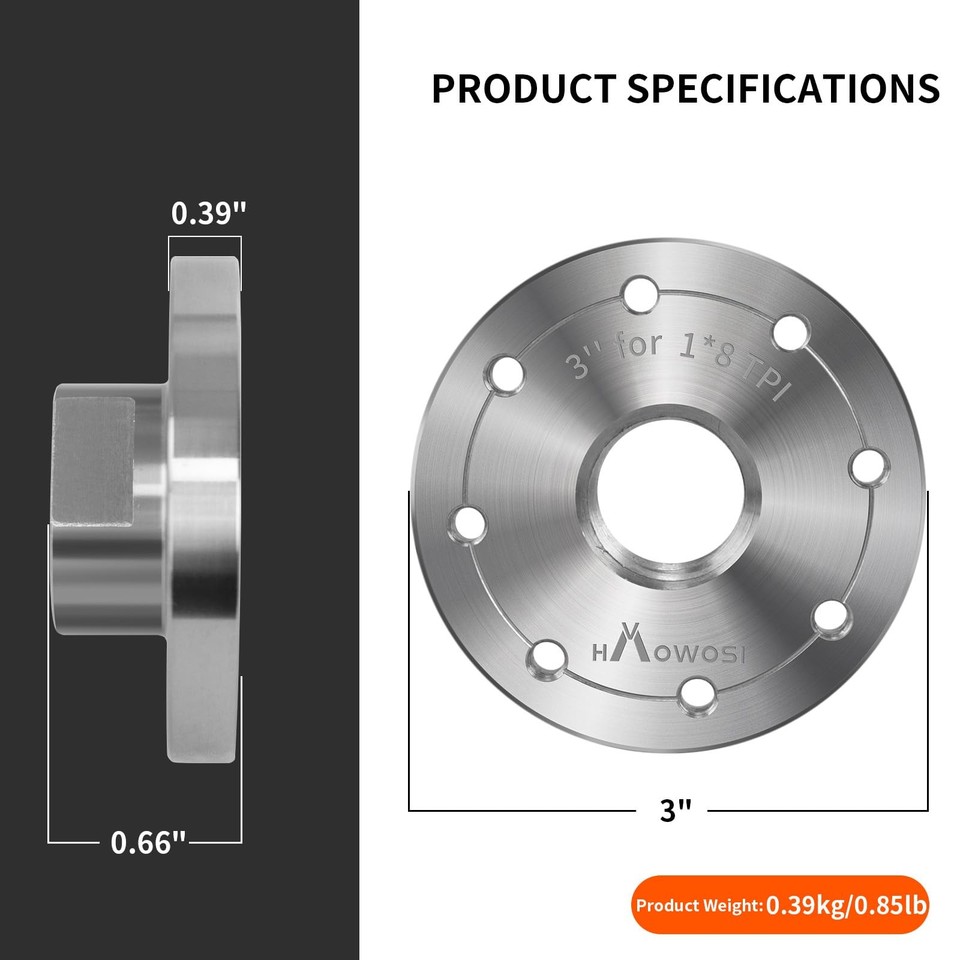 3" Steel Wood Lathe Faceplate,Faceplate for Wood Lathe,Lathe Face Plate ...