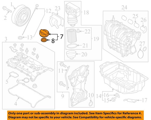 HYUNDAI OEM 20-25 Accent EngineTransaxle Engine Parts-Filler Cap ...