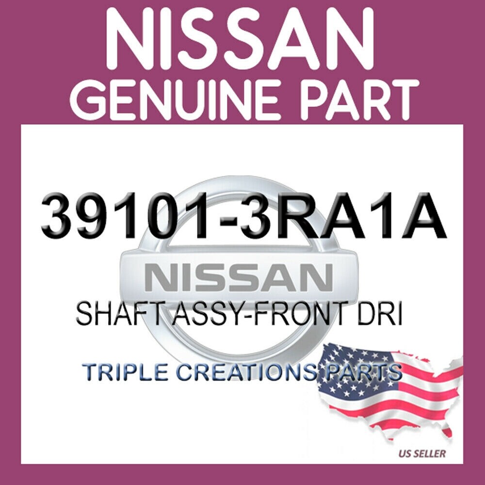 Genuine Nissan 39101-3RA1A Shaft Assy-Front Dri 391013RA1A OEM | eBay