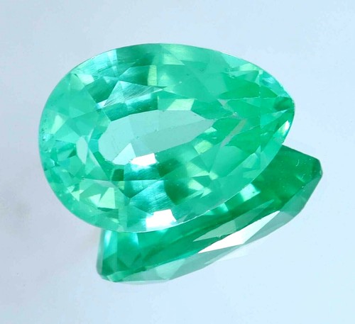 9.10 Ct Natural Certified Green Montana Sapphire Pear Shape Loose ...