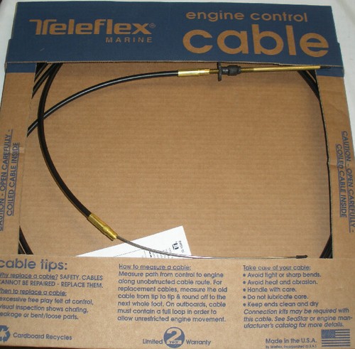 Teleflex CC17018 Johnson Evinrude Control Shift Cable 18 Ft Pre1979 ...