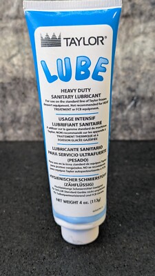 🔥New🔥 TAYLOR Blue Lube Heavy Duty Sanitary Lubricant Food Safe 4 oz ...