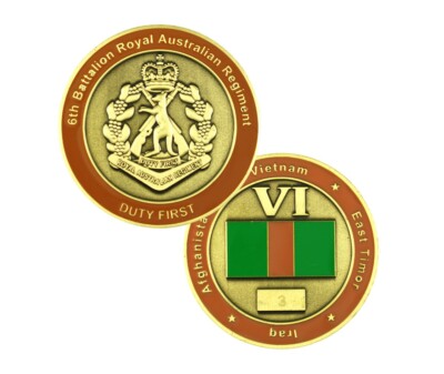 6th Battalion The Royal Australian Regiment (6RAR) Unit Coin | eBay ...