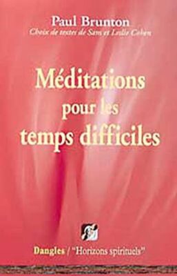 Méditations pour les temps difficiles | Brunton Paul | Très bon état | eBay