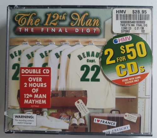 The 12th Man - The Final Dig? CD 2xCD Fatbox Cat No. 5375962 | eBay