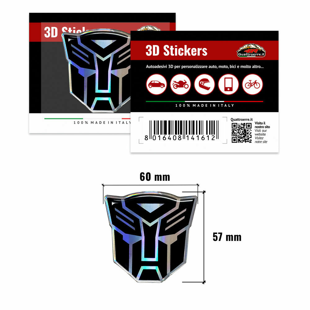 Sticker 3D Transformer HQ | eBay