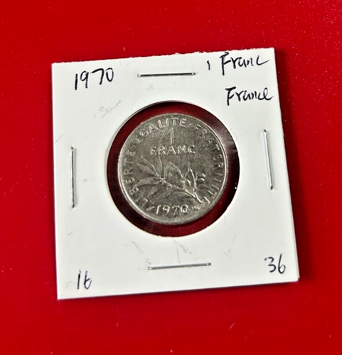 1970 ONE FRANC FRANCE COIN - NICE WORLD COIN !!! | eBay