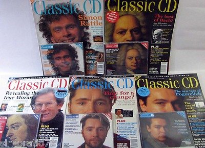 5 CLASSIC CD Magazines 20 - 23 - 24 - 25 - 28 - Issues + Classical CDs ...