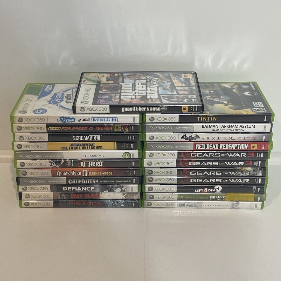 23 Microsoft Xbox 360 Game Lot Bundle Lot #5 - UNTESTED, AS IS | eBay