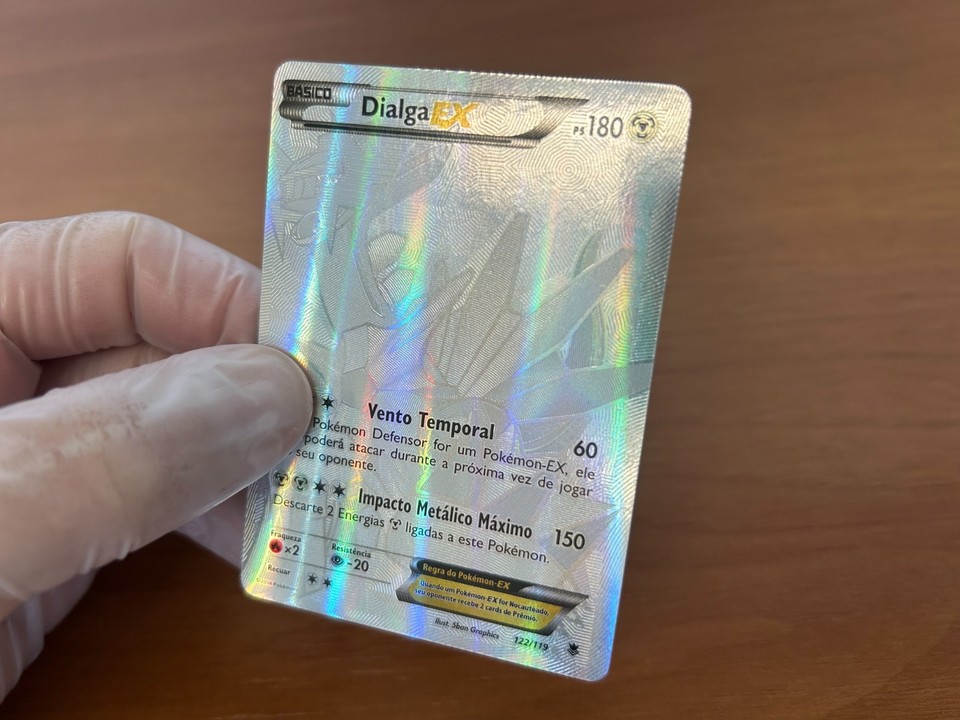 Dialga EX 122/119 XY Phantom Forces 2014 Pokemon TCG Rare Brazilian ...