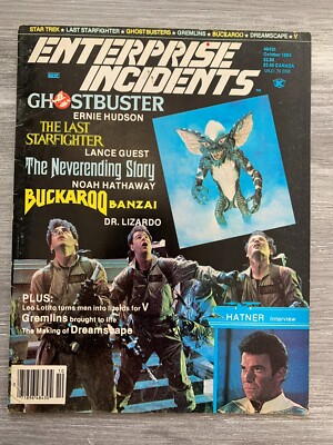 1984 Oct ENTERPRISE INCIDENTS Magazine VG/FN 5.0 Star Trek / Ghost ...