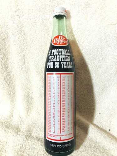 1973 Dr Pepper Texas State Fair bottiglia ACL - Texas vs Oklahoma non ...