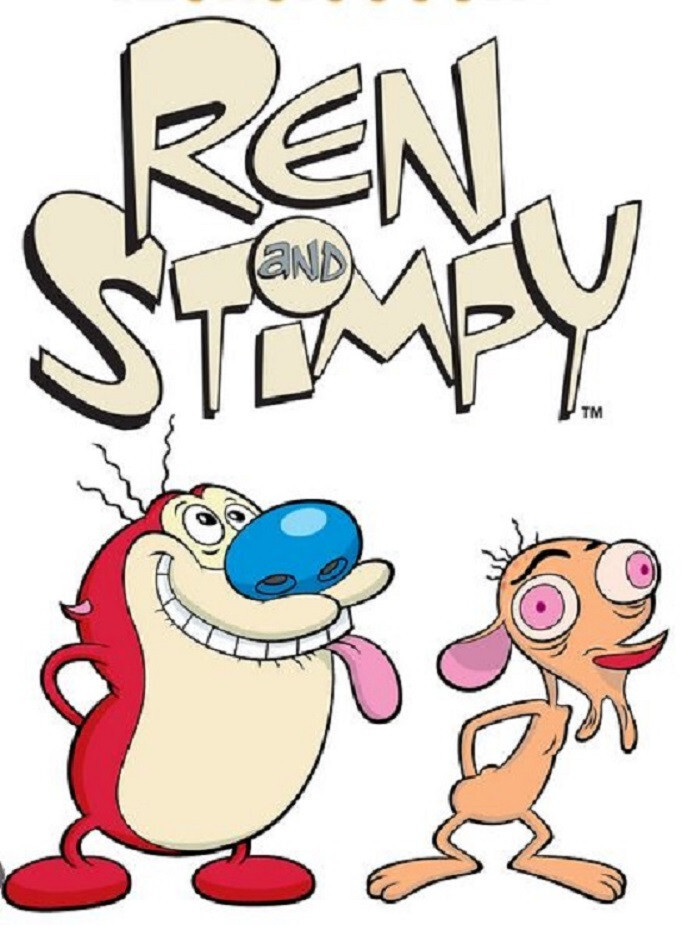 Ren & Stimpy Cartoon Ren YOU STUPID EEDIOT Men's T Shirt | eBay