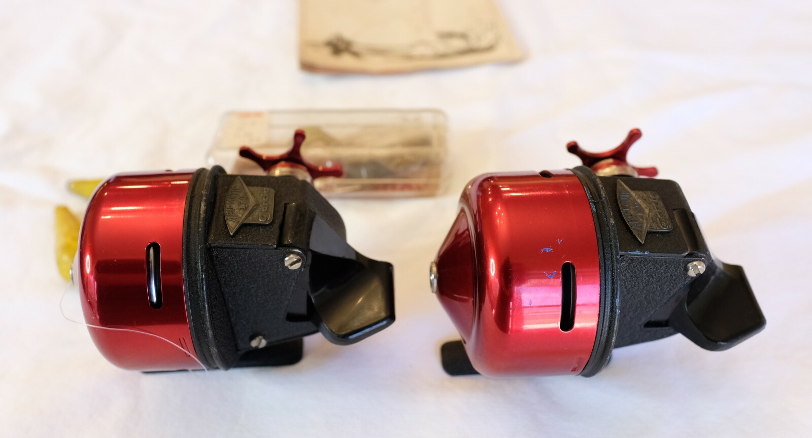 Circa 1966 Abu Garcia Abu-Matic 170 Pair of Reels - NICE! - Abumatic | eBay