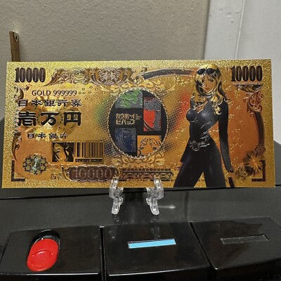 24k Gold Foil Plated Julia Cowboy Bebop Banknote Anime Collectible | eBay