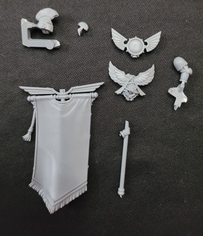 Horus Heresy Banner Command Squad Space Marines Warhammer 40K 30K Mkvi ...