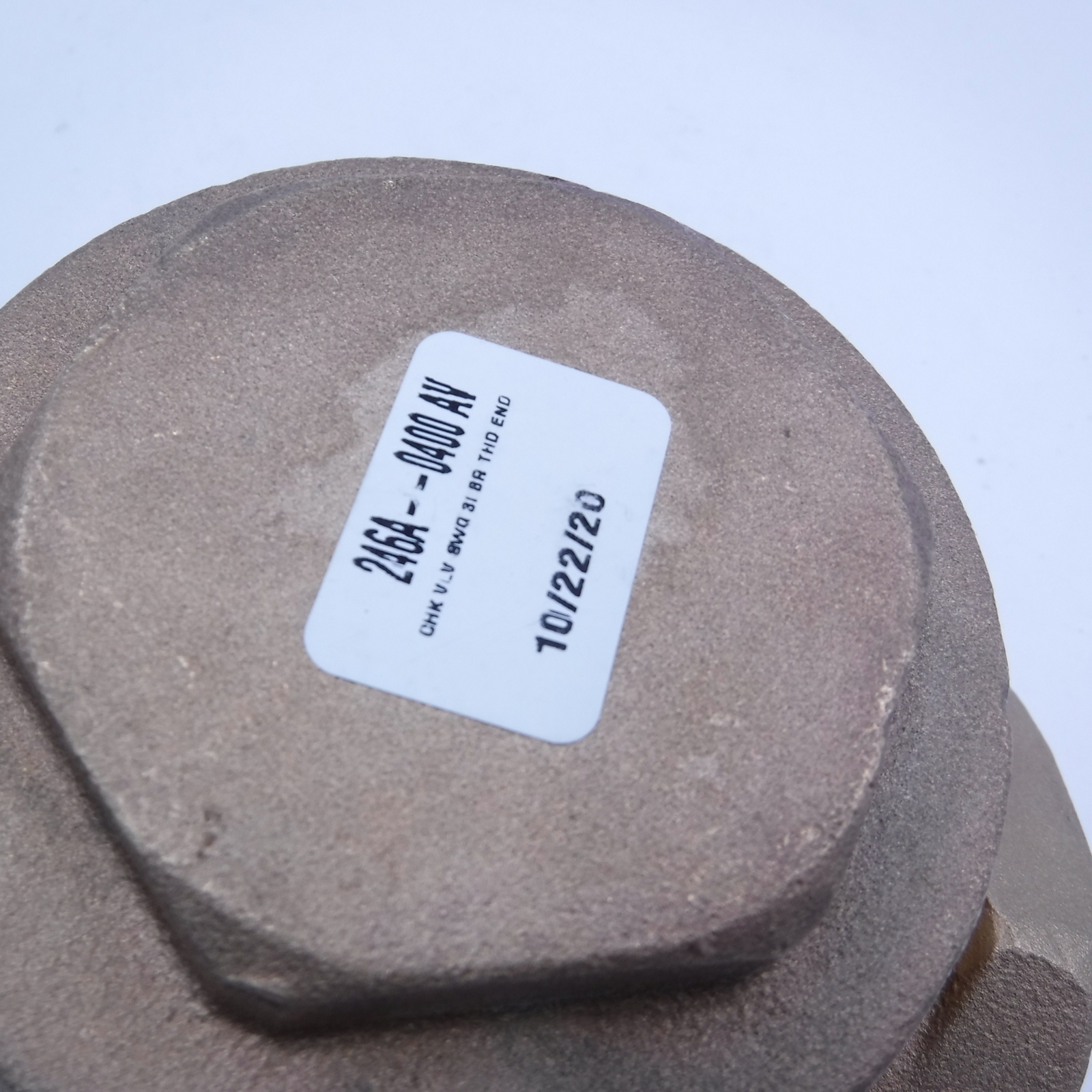 MBC Morrison Dubuque FIG 246A-0400AV 3 Inch Swing Check Valve Threaded ...