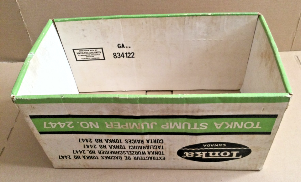 1970's Vintage Tonka Jeepster Stump Jumper Toy Car (EMPTY DISPLAY BOX ...