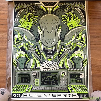 SDCC 2025 Mondo Alien Earth 18x24 Exclusive Hall H Poster | eBay
