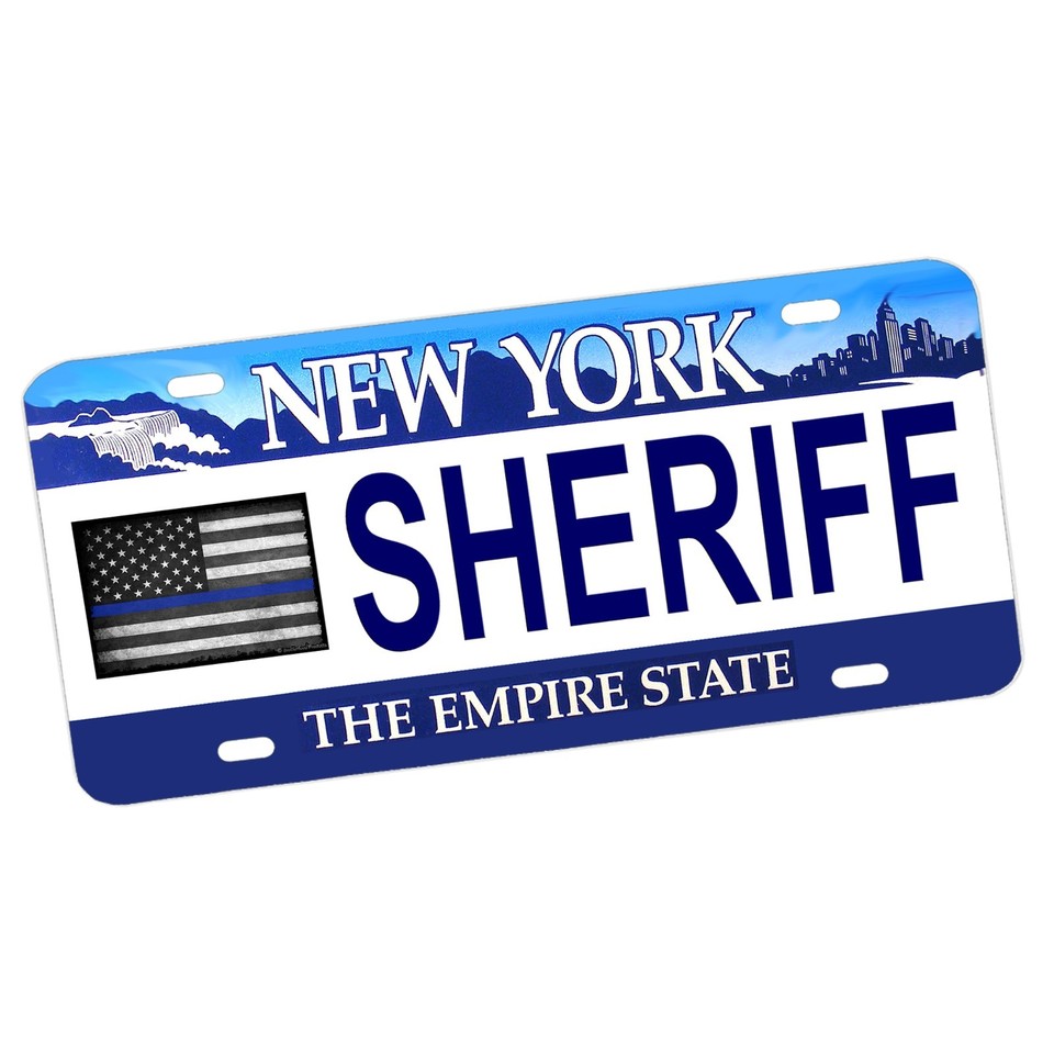 New York Law Enforcement Ranks Titles Assortment Aluminum Novelty ...