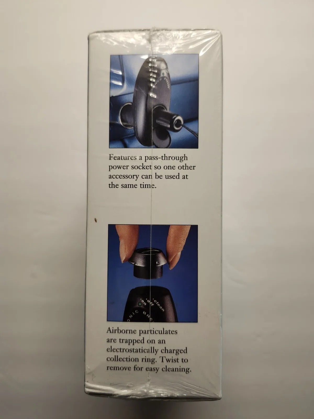 Sharper Image Design Plug In Ionizer Ionic Breeze Car Automobile SEALED ...