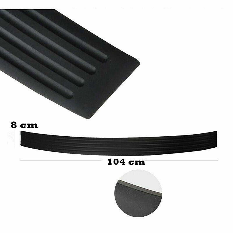 Car Rear Bumper Protector Sill Protector Rubber Guard Boot Bumper ...
