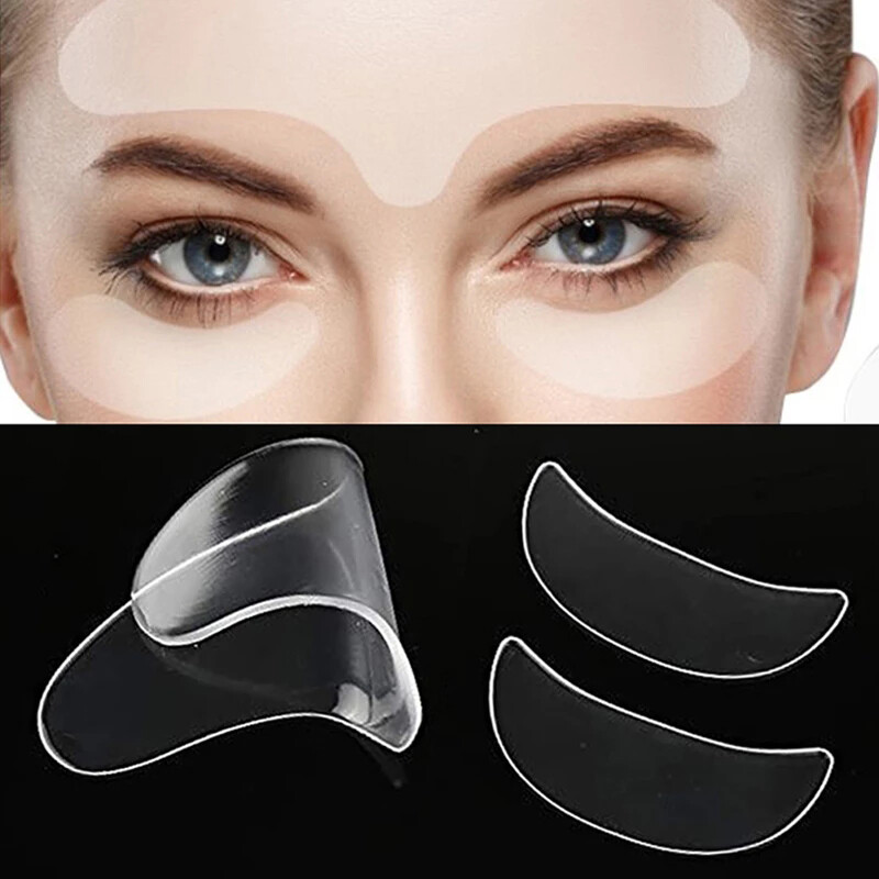 16Pcs Silicone Anti Wrinkle Pad Patches Set For Face Eye Forehead ...
