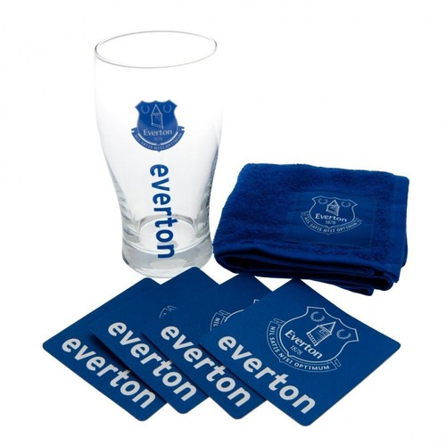 Everton FC Mini Bar Set Official Merchandise Gift NEW UK STOCK FREE P&P ...