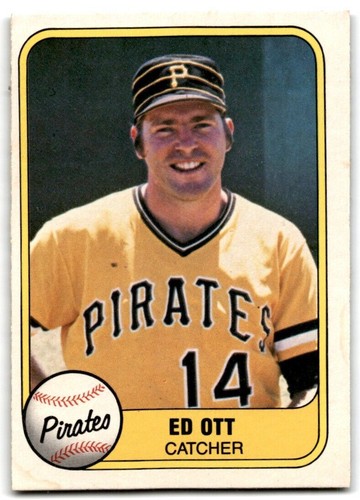 1981 Fleer Ed Ott . Pittsburgh Pirates #365 | eBay