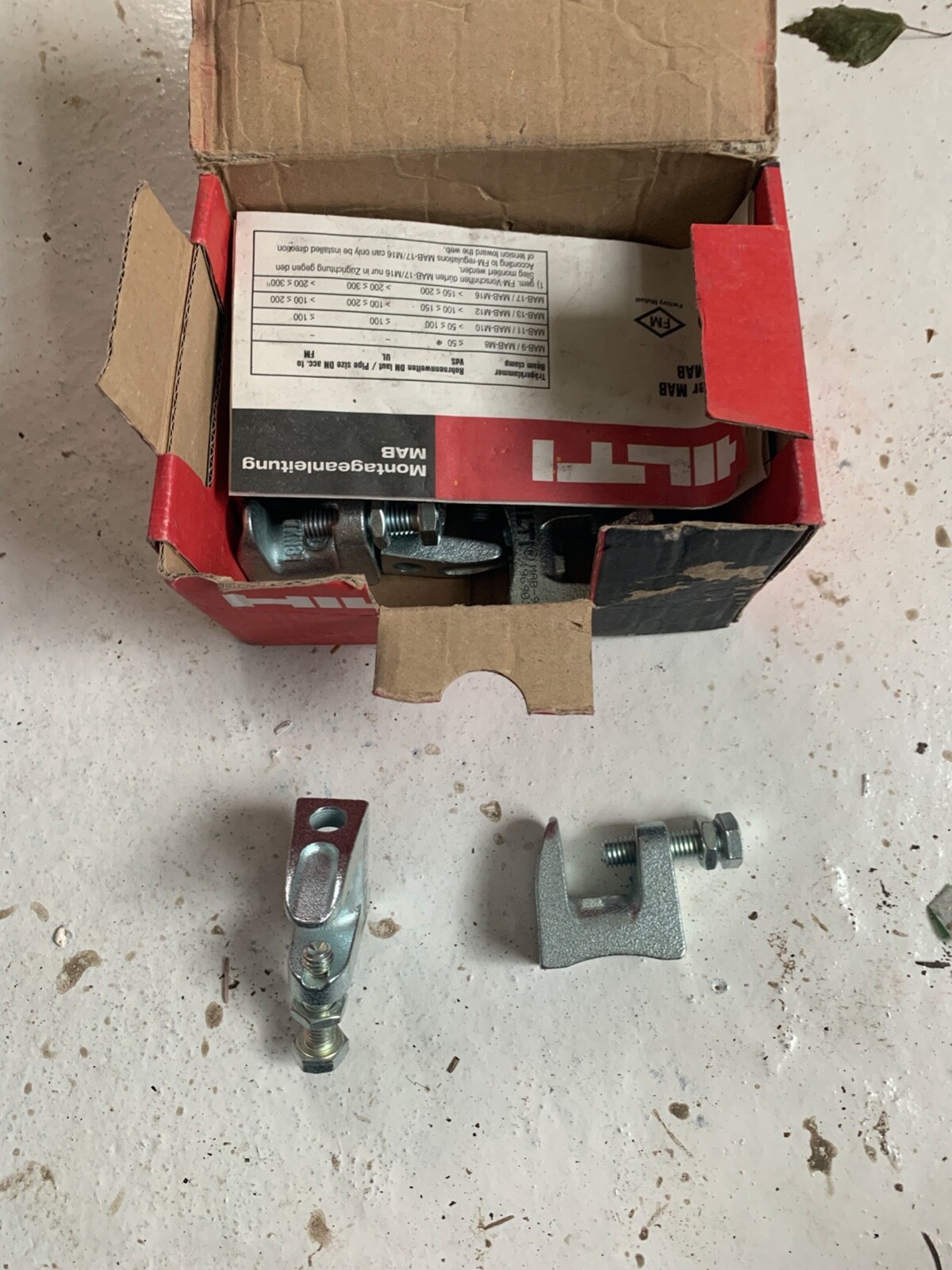 Box of 11 x Hilti MAB-9 Clamping Bow #375956 (1 MISSING FROM BOX SHOULD ...