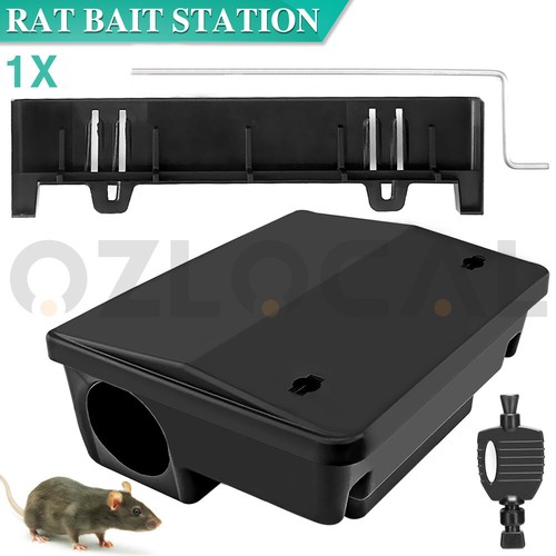 Defence Rat Bait Lockable Station Trap Rodent Poison Mouse Control Box ...