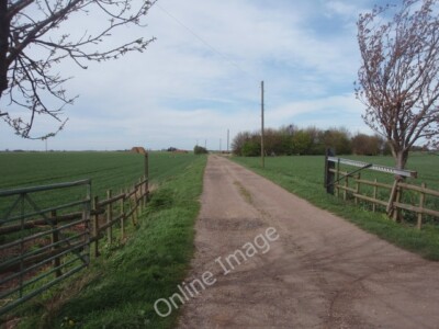 Photo 6x4 Track to Manor Farm Crowland The track that leads to Manor ...