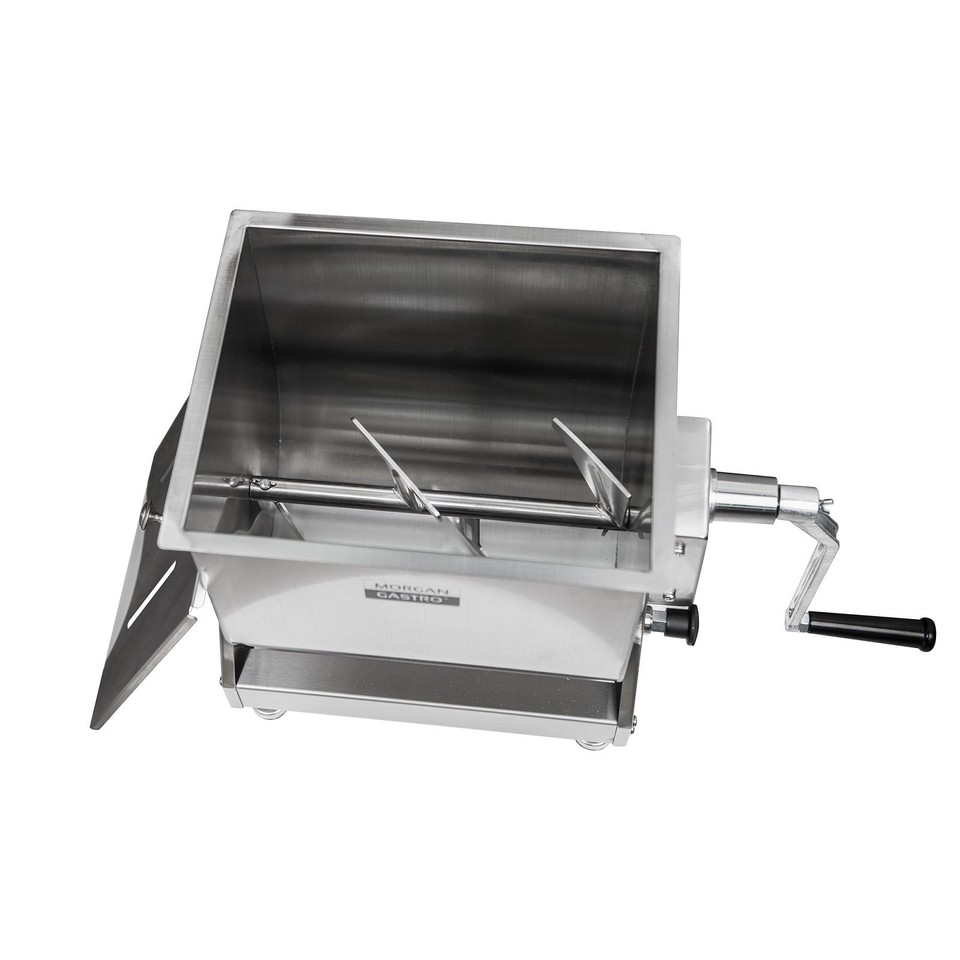 CMI Manual Meat Mixer 30 Pound Sausage Mixing Stainless Steel Tilt Tank ...
