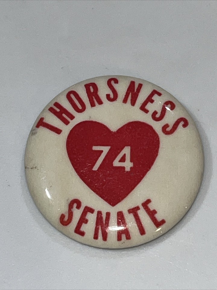 Thorsness ‘74 Senate Pin- Vintage- Leo Thorsness, S. Dakota- P.O.W. | eBay
