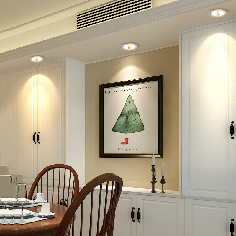 Dimmable/N LED Recessed Ceiling Lamp Adjustable Picture Focus Lights ...
