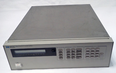 HP 6624A SYSTEM DC POWER SUPPLY W/ OPTION 750! SET AT 120V, 50/60Hz FOR ...