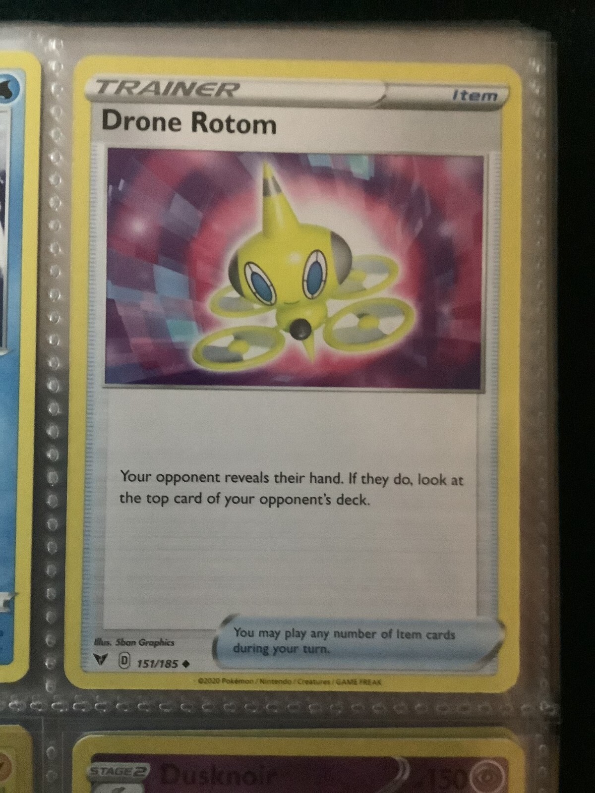MINT/NM Drone Rotom Uncommon - 151/185 SWSH Vivid Voltage | eBay