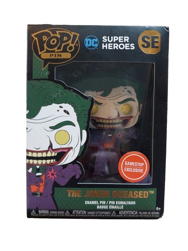 Funko Pop! Pin The JOKER DCEASED GameStop Exclusive DC Super Heroes ...