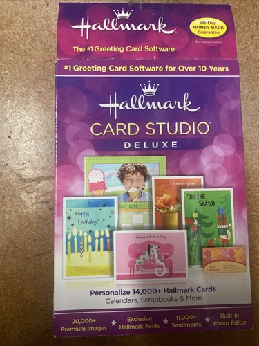 Hallmark Card Studio Deluxe New CD ROM | eBay