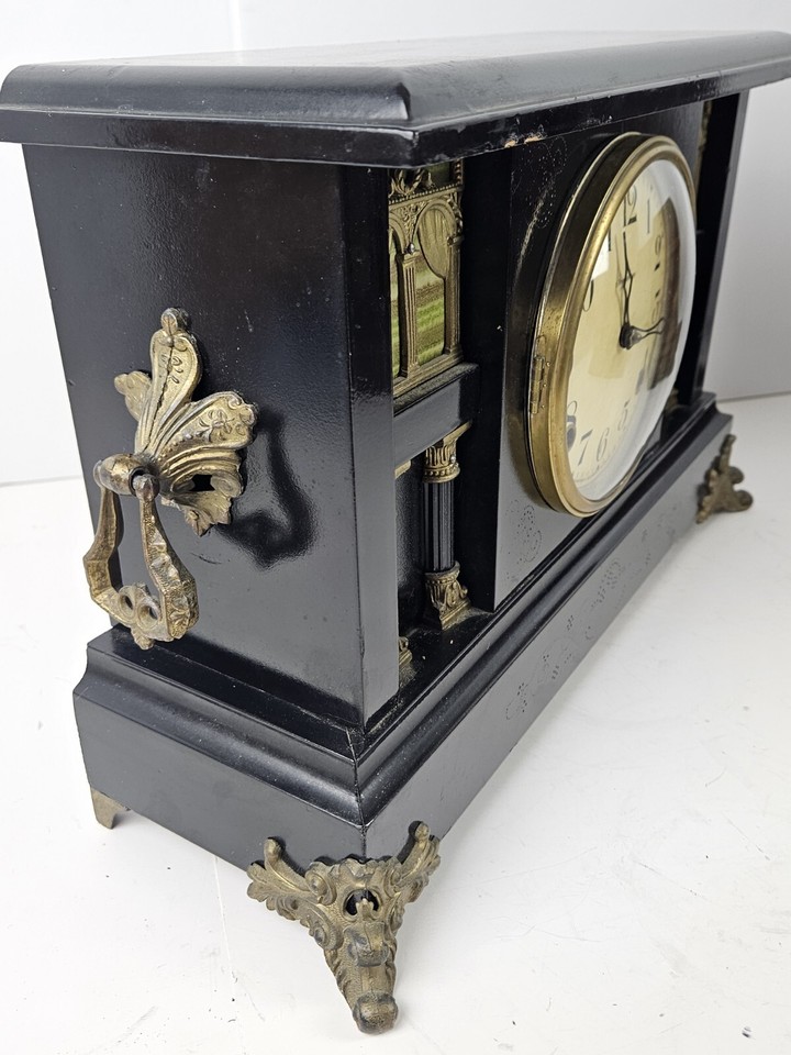 Antique Working 1917 INGRAHAM 'Sigma' Victorian Deco Pillar Column ...