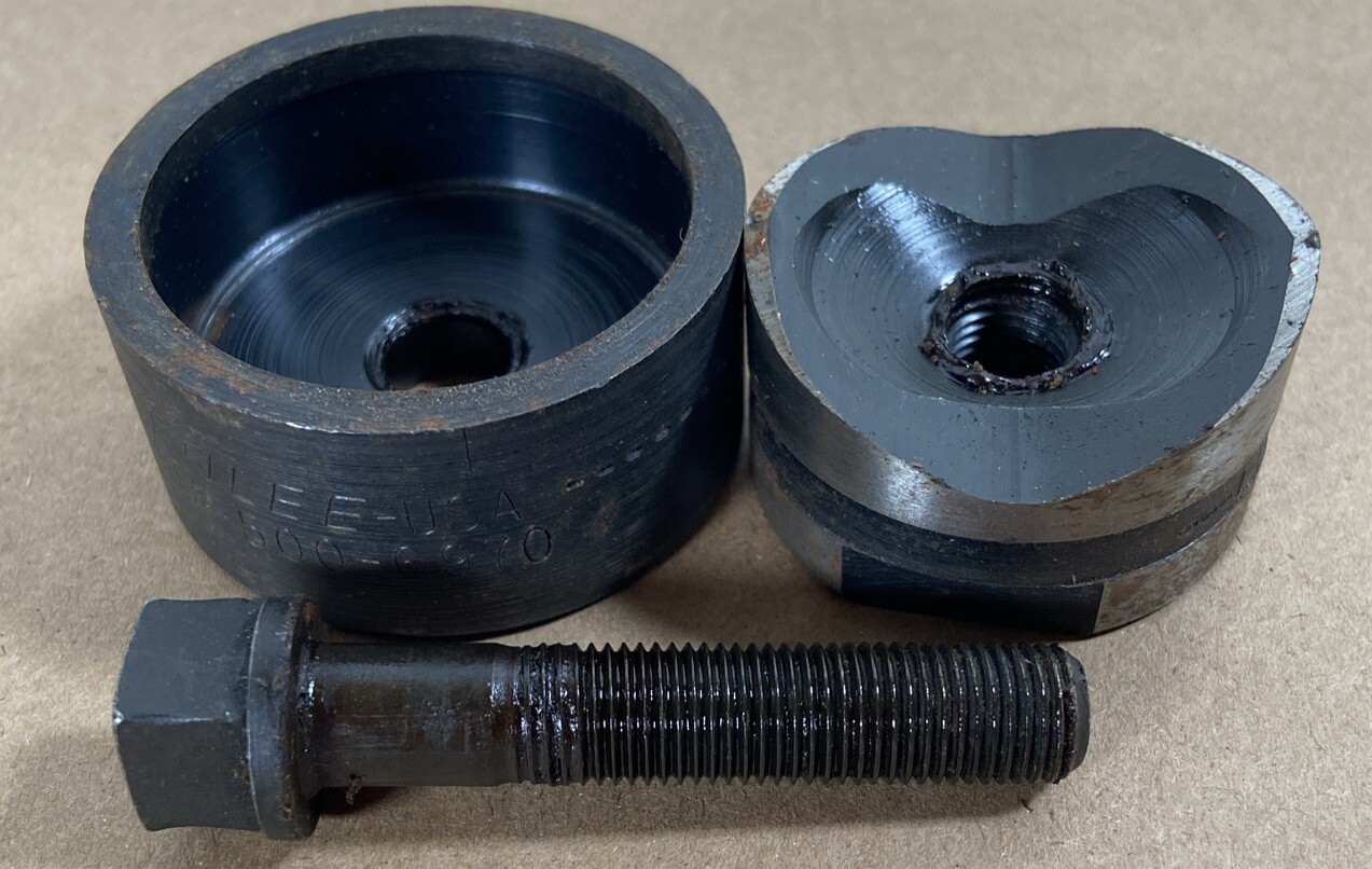 Greenlee 1-1/2" Radio Chassis Knockout Punch - 500-6970 & 500-3988 ...