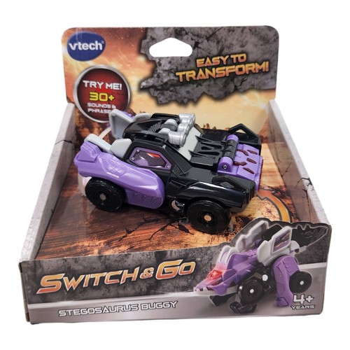 VTech Switch & Go Stegosaurus Buggy Easily Transform 30+ Sounds Action ...