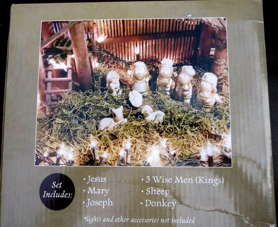 ADORABLE PORCELAIN NATIVITY SET CHILD’S VERSION MIB CONTAINS: JESUS ...