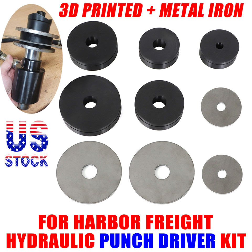 USA SHEET METAL DIMPLE DIE SET FOR HARBOR FREIGHT HYDRAULIC PUNCH ...