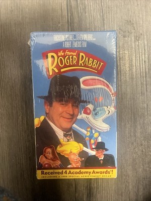 WHO FRAMED ROGER RABBIT VHS NEW SEALED Bob Haskins 1988 Touchstone ...
