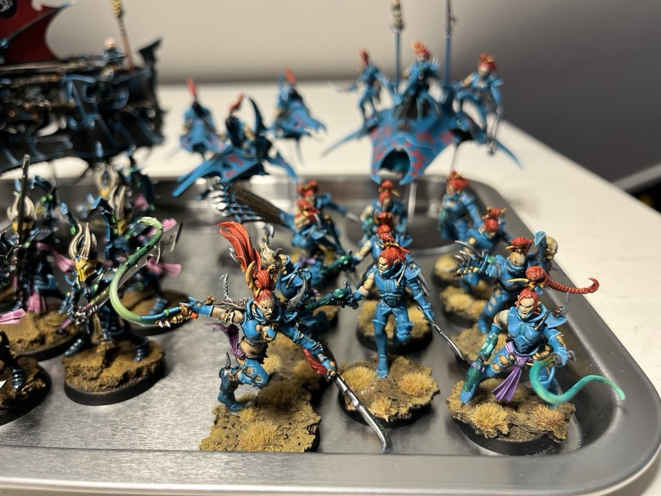Fully Painted Drukhari Army, Warhammer 40k, Dark Eldar, GW, Magnetized ...
