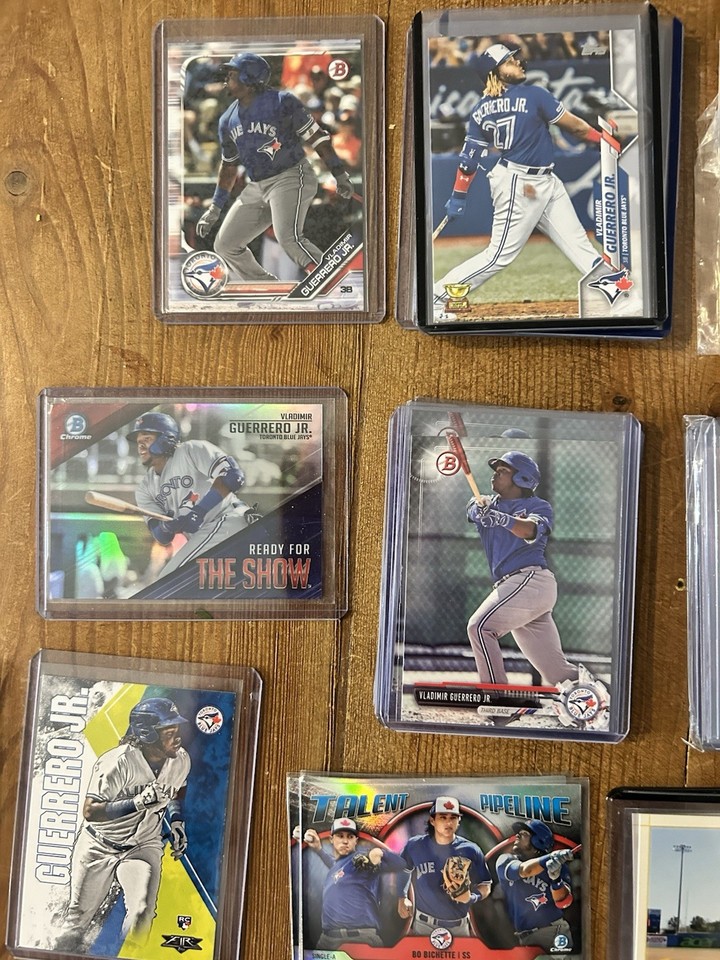 Vladimir Guerrero Jr 300+ Card Lot • Bowman Chrome Inserts RCs • Bulk ...
