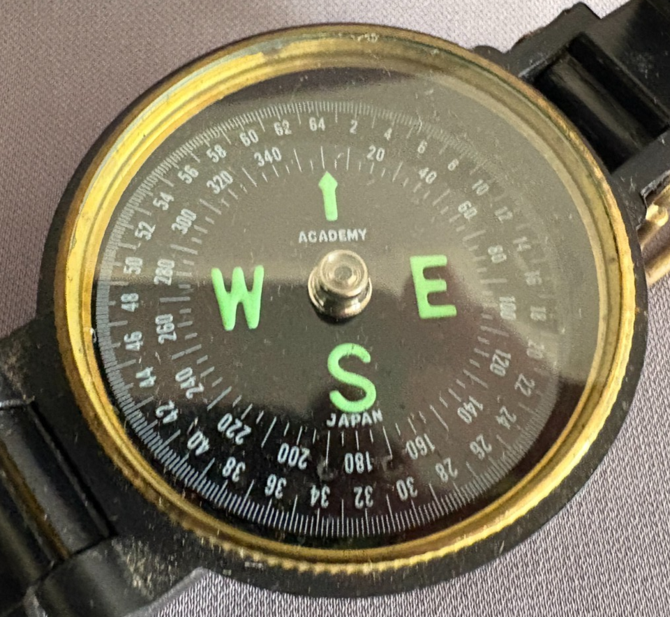 VINTAGE Bakelite ENGINEER LENSATIC COMPASS | eBay